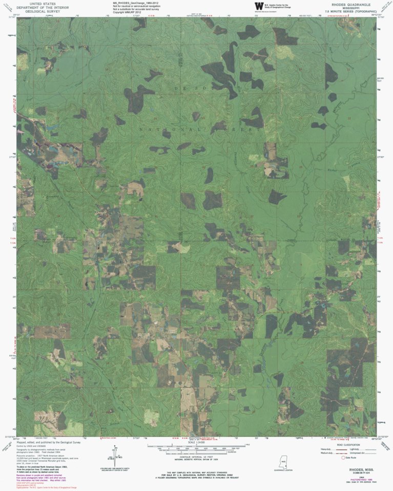 MS-RHODES: GeoChange 1960-2012 Map by Western Michigan University ...