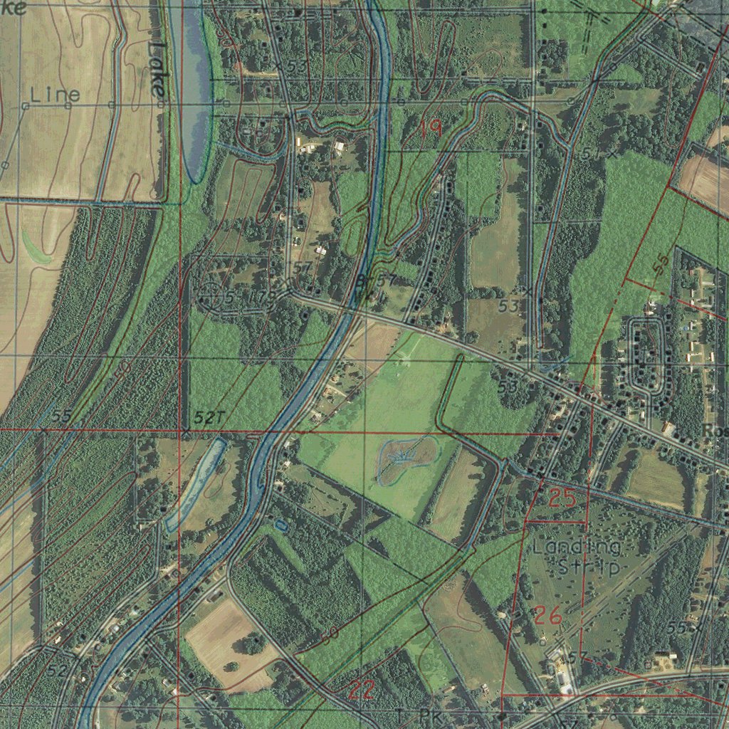 LA-MS-FERRIDAY NORTH: GeoChange 1977-2013 Map by Western Michigan ...