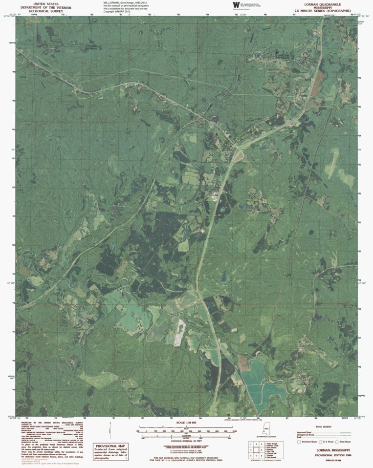 MS-LORMAN: GeoChange 1983-2012 Map by Western Michigan University ...