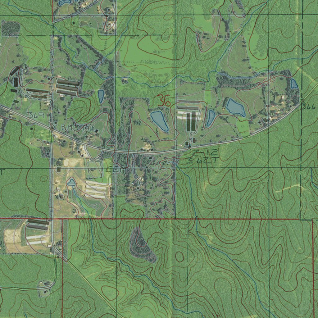 LA-MARTHAVILLE: GeoChange 1982-2013 Map by Western Michigan University ...
