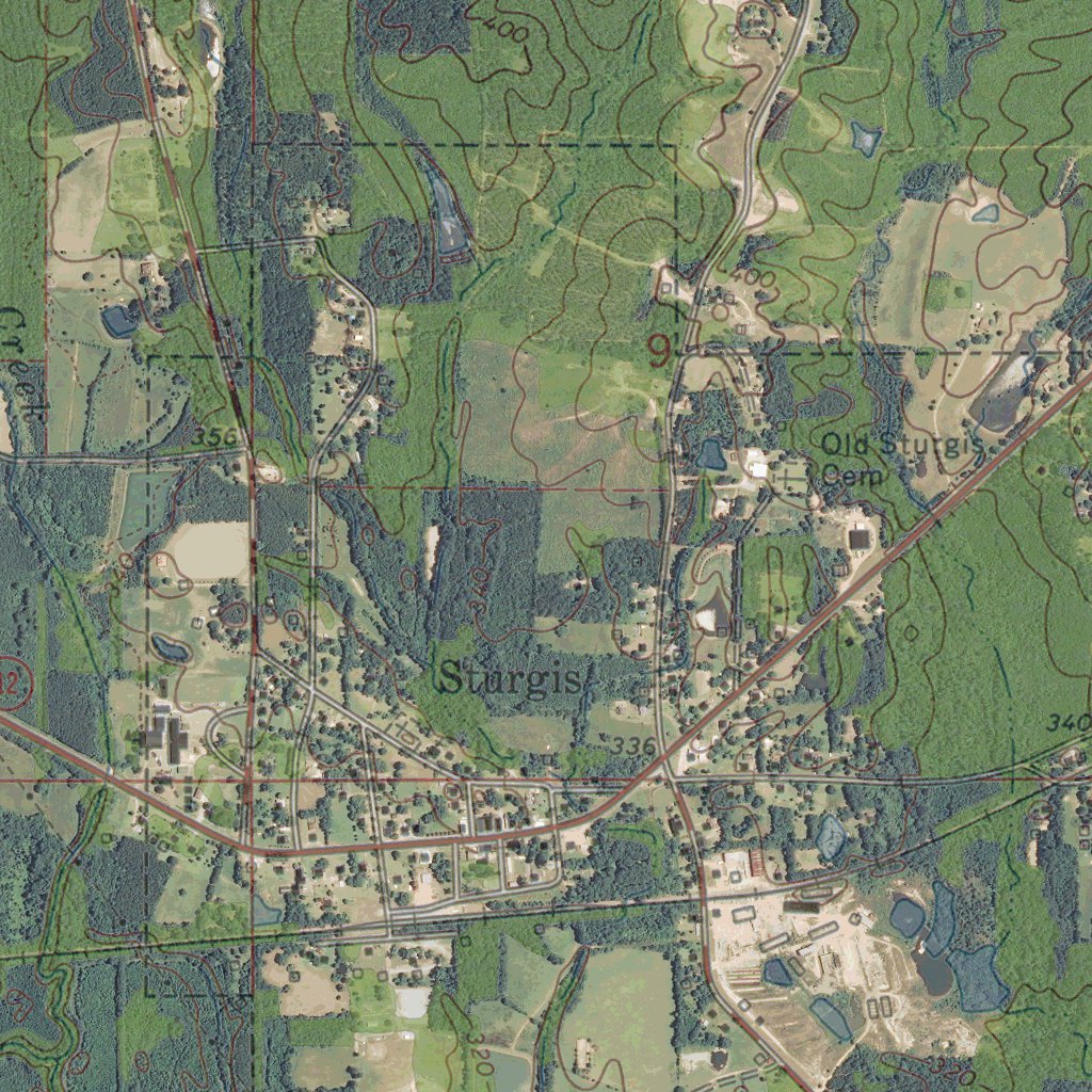 MS-STURGIS: GeoChange 1971-2012 Map by Western Michigan University ...