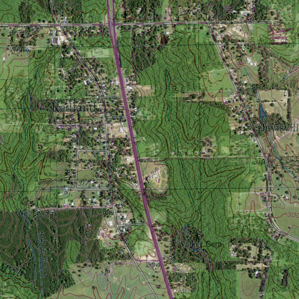 TX-REDLAND: GeoChange 1947-2012 Map by Western Michigan University ...