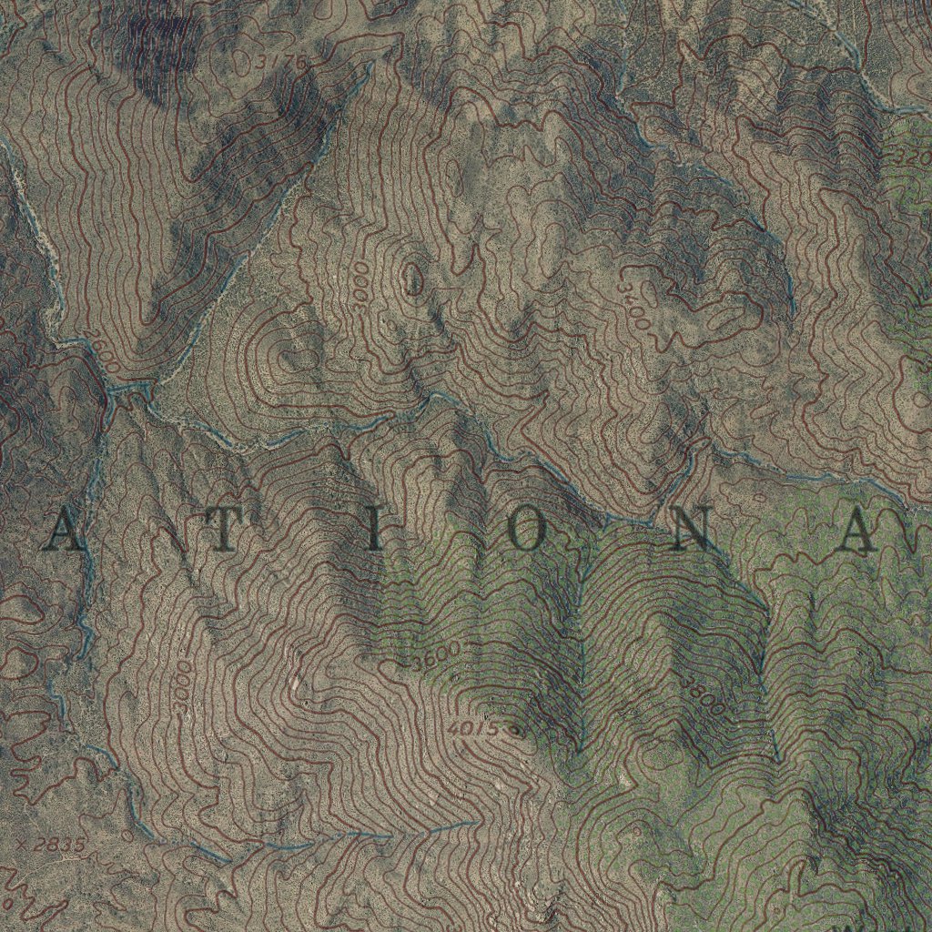 AZ-MAVERICK MOUNTAIN: GeoChange 1962-2010 Map by Western Michigan ...
