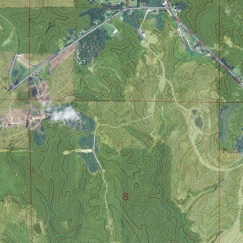 AL-POPLAR SPRINGS: GeoChange 1966-2013 Map by Western Michigan ...