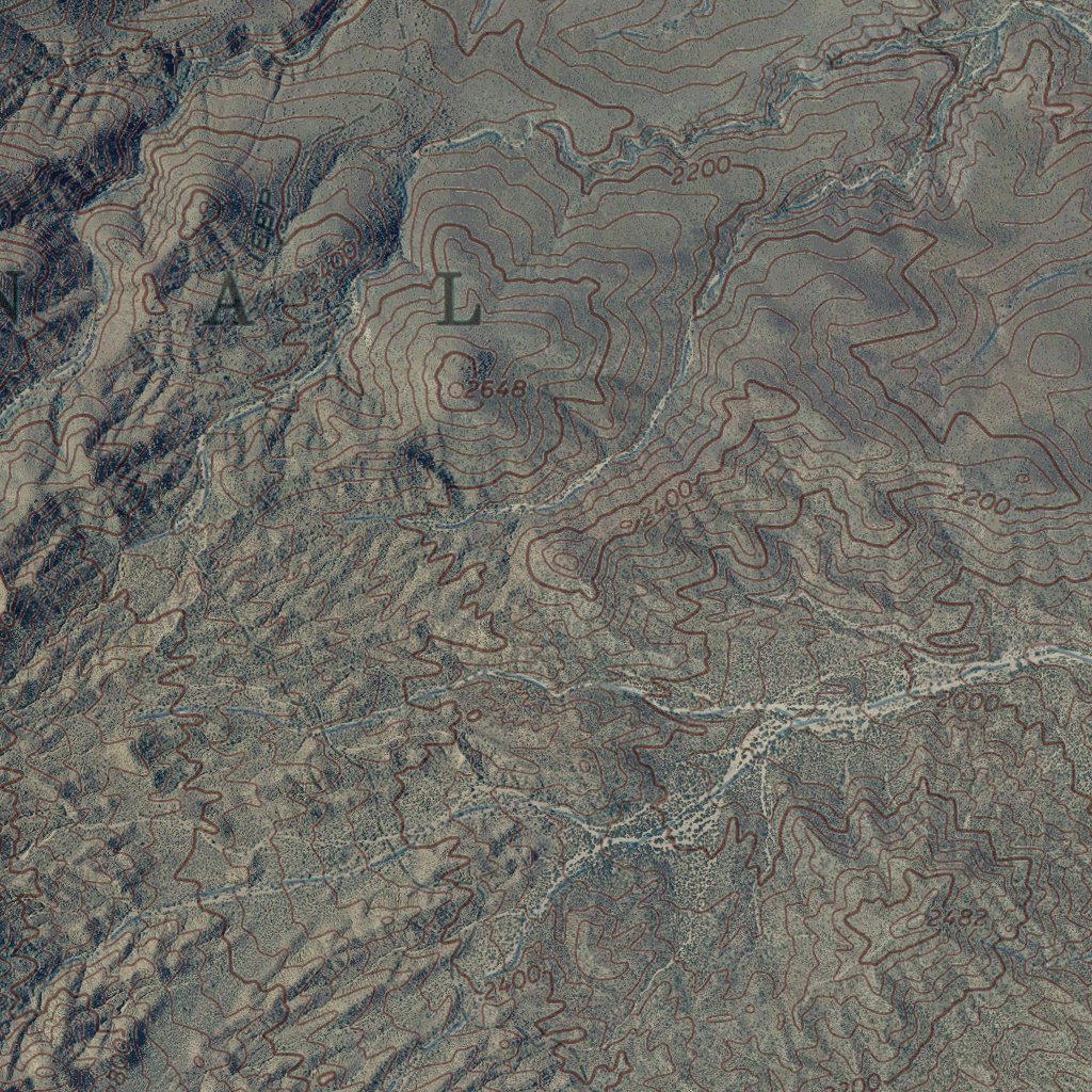 AZ-HORSESHOE DAM: GeoChange 1962-2010 Map by Western Michigan ...