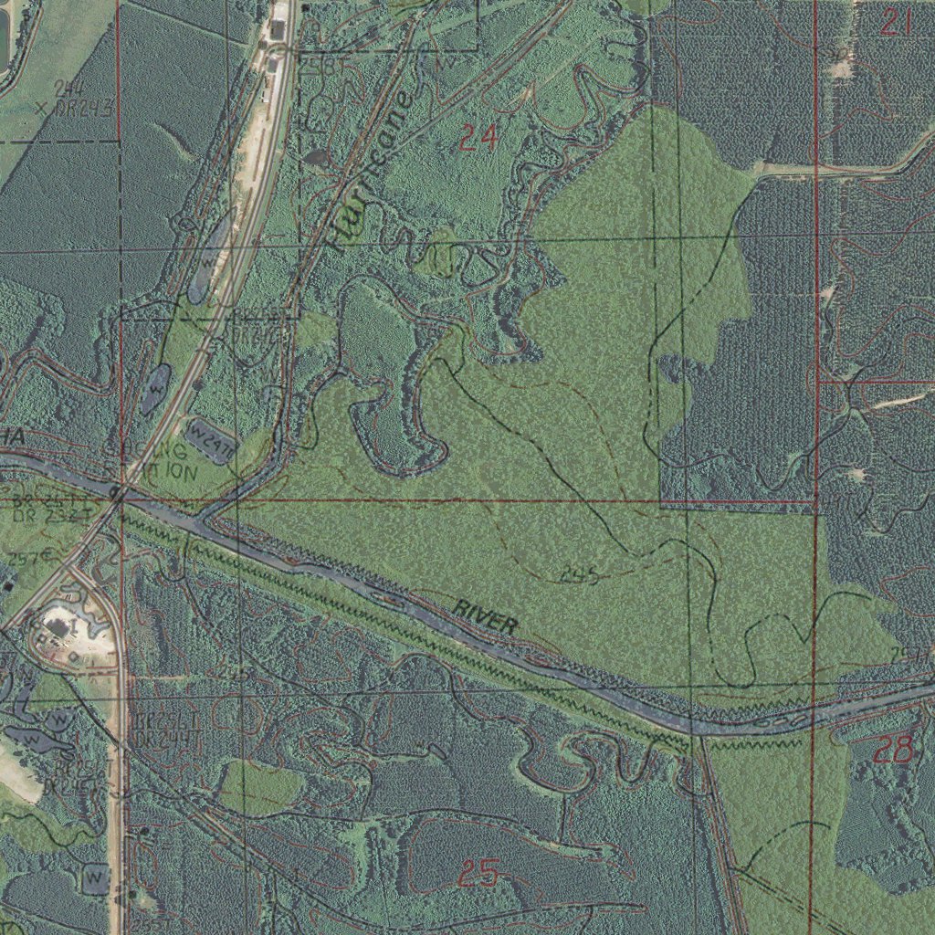 MS-CALHOUN CITY: GeoChange 1979-2012 Map by Western Michigan University ...