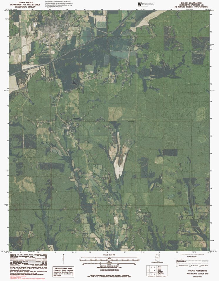 MS-BRUCE: GeoChange 1979-2012 Map by Western Michigan University ...