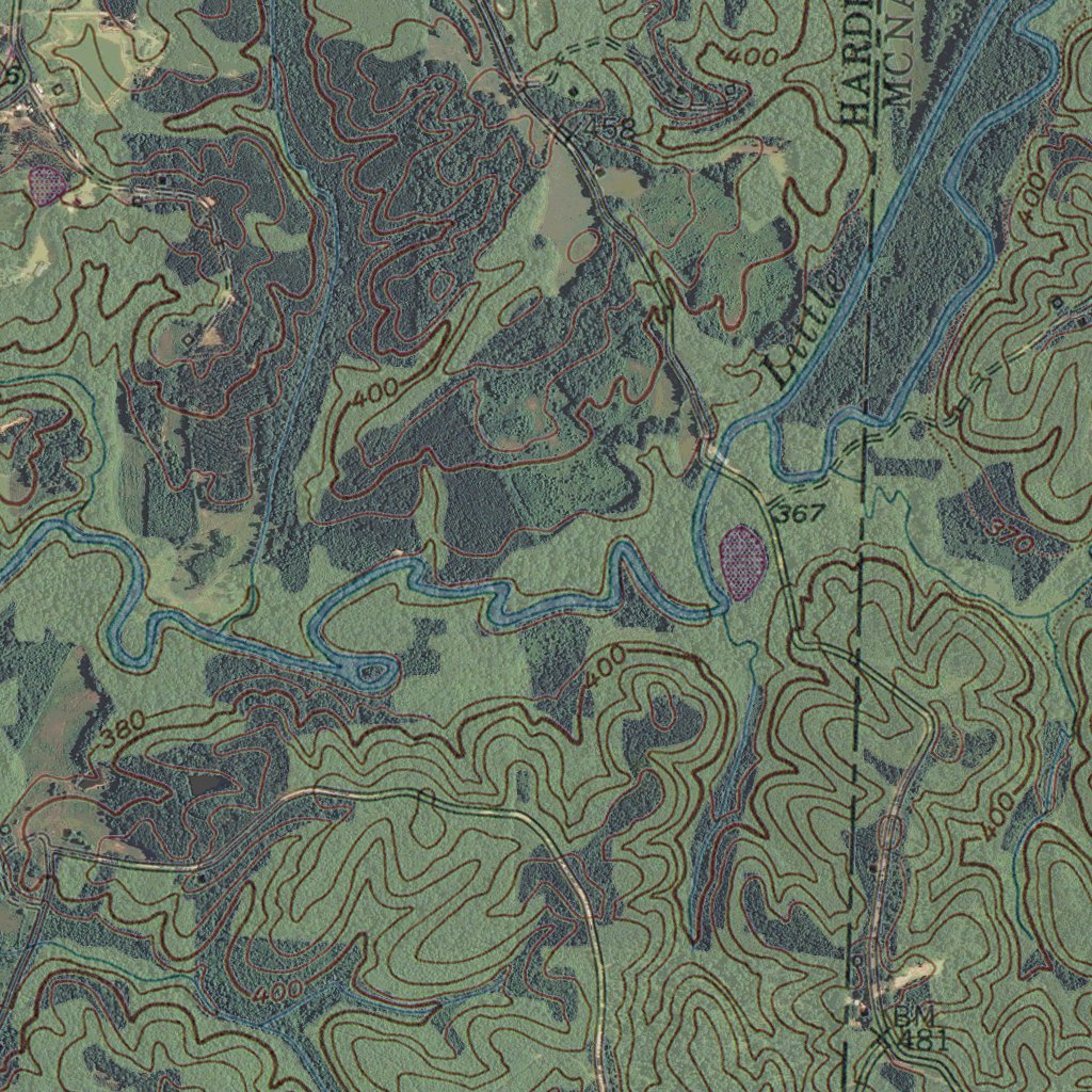 TN-HORNSBY: GeoChange 1947-2012 Map by Western Michigan University ...