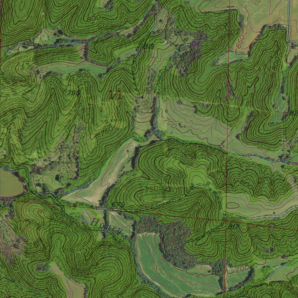 MO-PILOT GROVE SOUTH: GeoChange 1947-2014 Map by Western Michigan ...