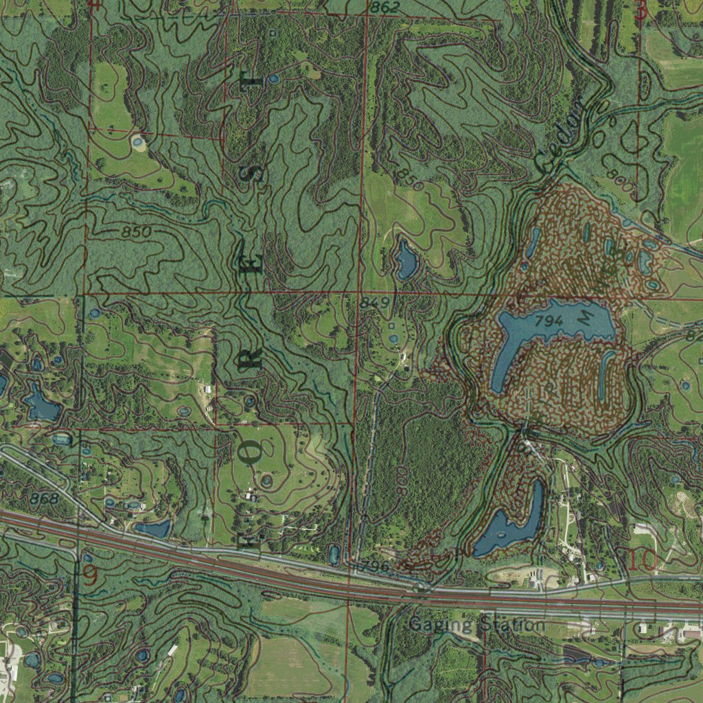 MO-MILLERSBURG: GeoChange 1967-2014 Map by Western Michigan University ...