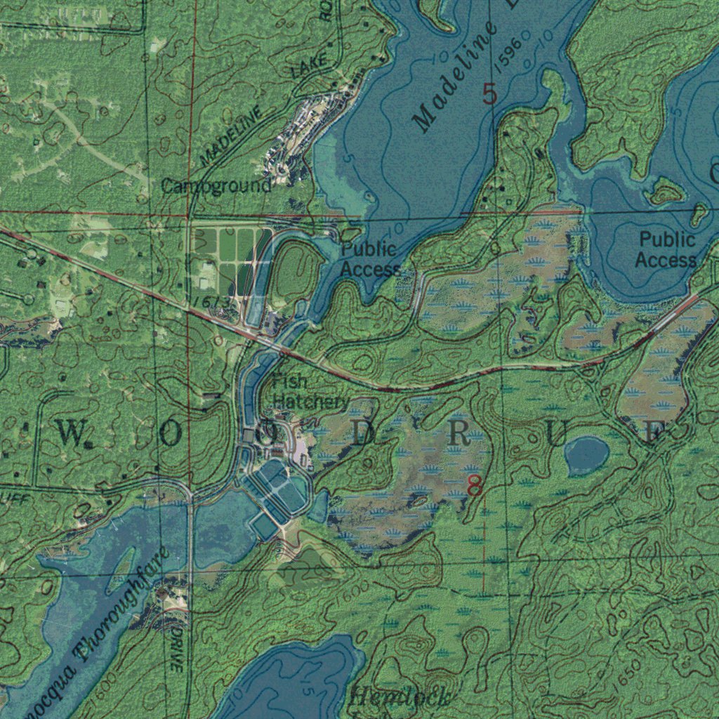 WI-WOODRUFF: GeoChange 1964-2013 Map by Western Michigan University ...