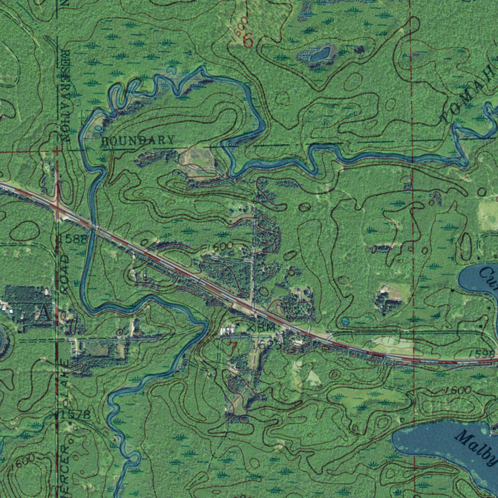 WI-FENCE LAKE: GeoChange 1969-2013 Map by Western Michigan University ...