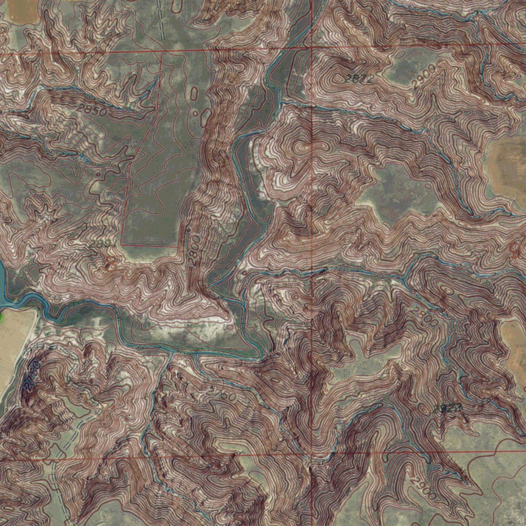 MT-DISCOVERY BUTTE: GeoChange 1968-2013 Map by Western Michigan ...