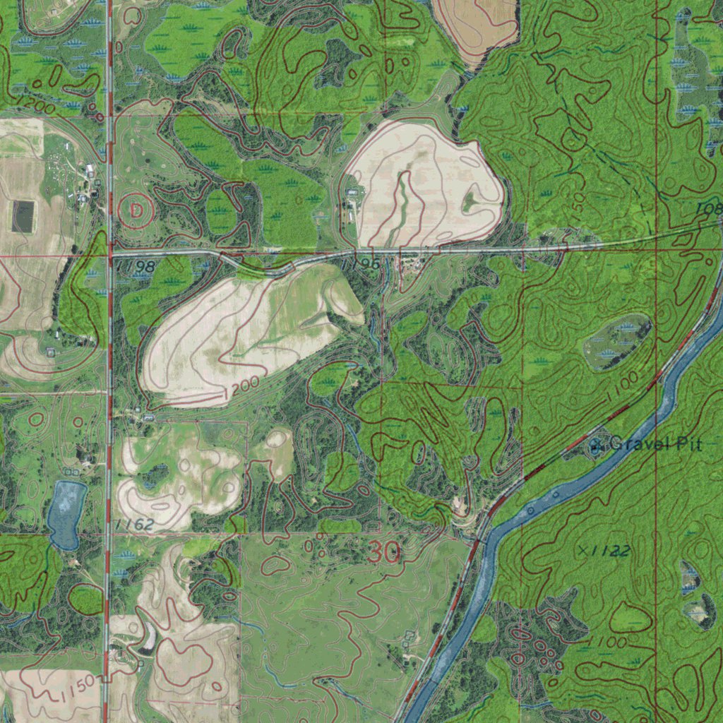 WI-COLBURN: GeoChange 1973-2013 Map by Western Michigan University ...
