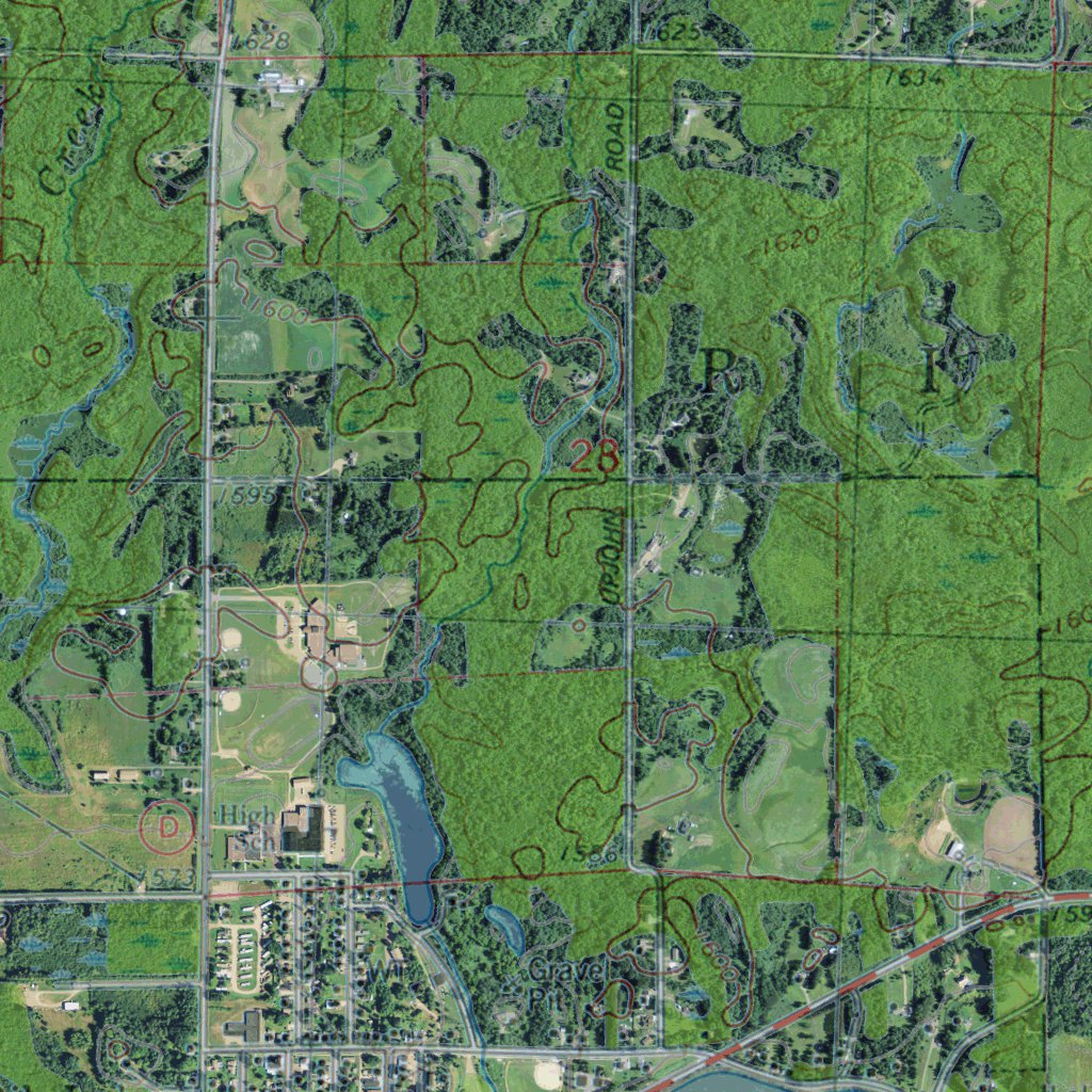 WI-RIB LAKE: GeoChange 1974-2013 Map by Western Michigan University ...