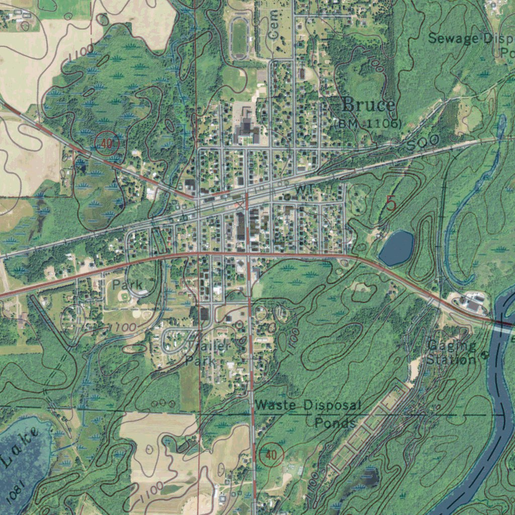 WI-BRUCE: GeoChange 1971-2013 Map by Western Michigan University ...