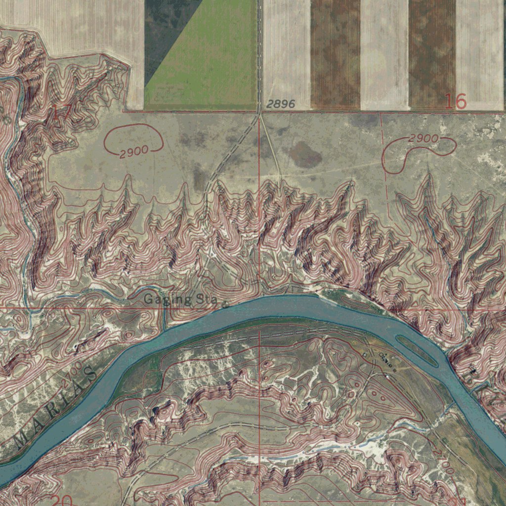 MT-ROCKY COULEE SW: GeoChange 1969-2013 Map by Western Michigan ...