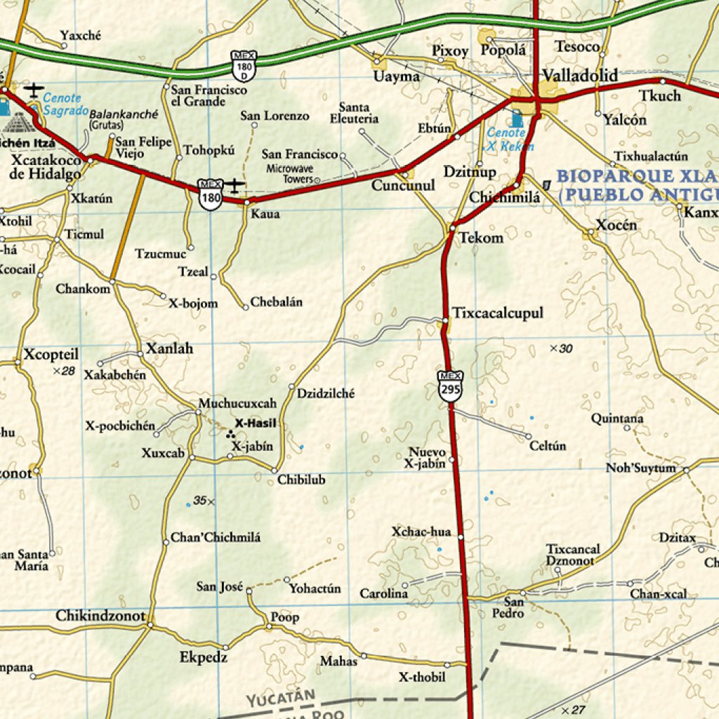 Yucatan Peninsula [Mexico] Map by National Geographic | Avenza Maps