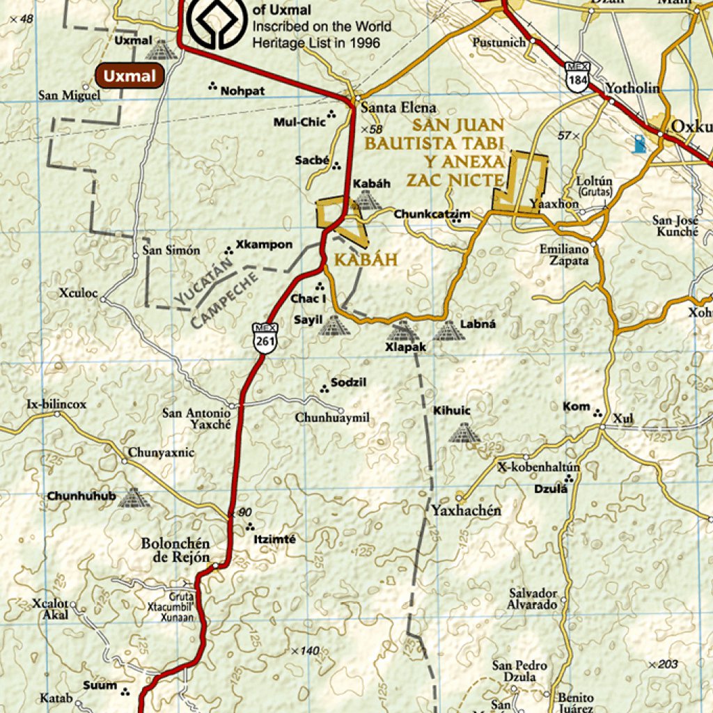 Yucatan Peninsula [Mexico] Map by National Geographic | Avenza Maps