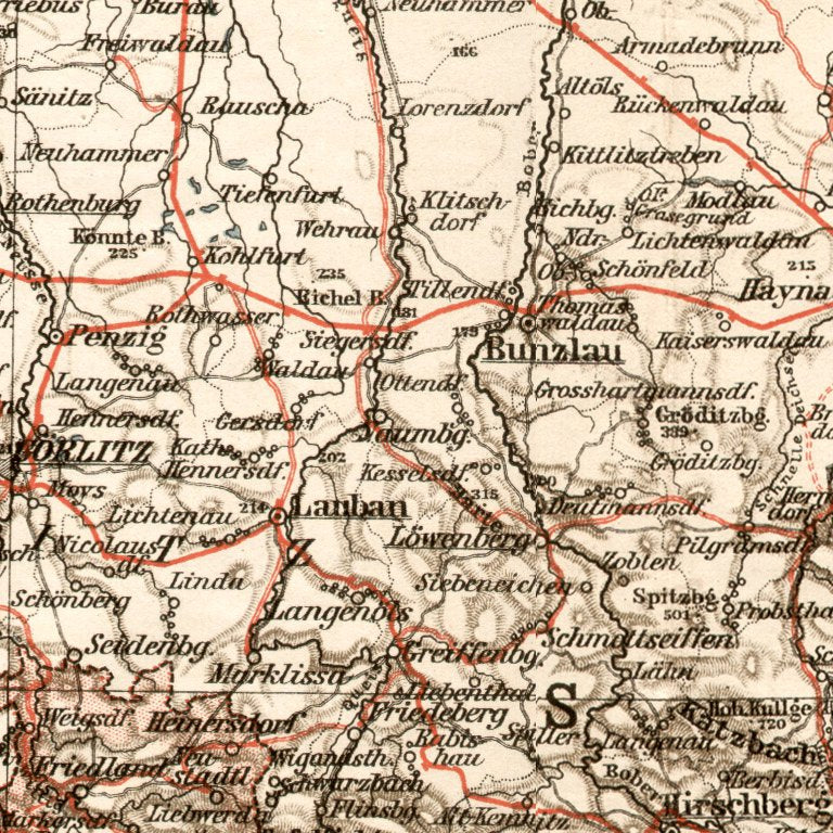 Germany, southeastern provinces of the northern part. General Map, 1906 ...