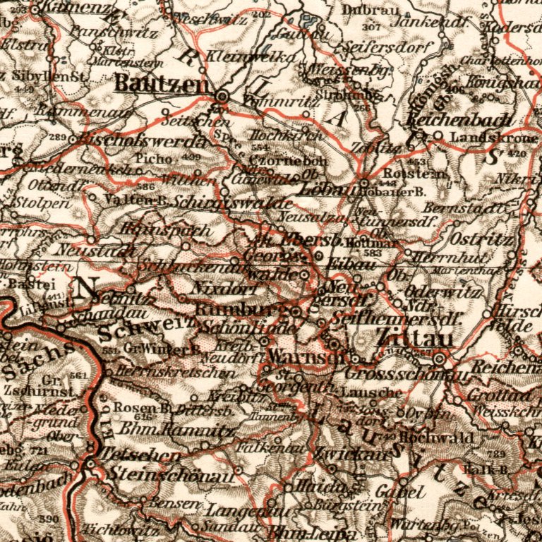 Germany, southeastern provinces of the northern part. General Map, 1906 ...