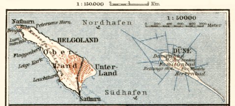 Helgoland Map, 1911 by Waldin | Avenza Maps