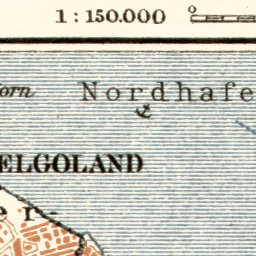 Helgoland Map, 1911 by Waldin | Avenza Maps