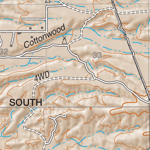 Coronado National Forest Quadrangle: AMADO Map by US Forest Service R3 ...