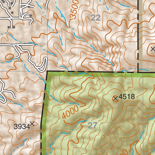 Coronado National Forest Quadrangle: RINCON PEAK Map by US Forest ...
