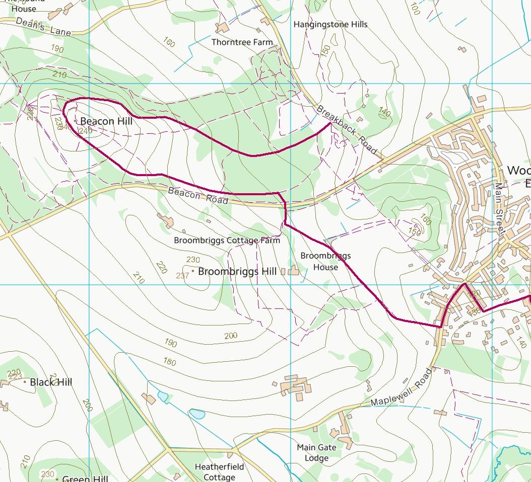 National Forest Way Leisure Map by Paul Johnson - Offline Maps | Avenza ...