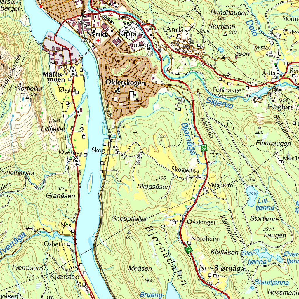Norway 1:50k Map 36 by Paul Johnson - Offline Maps | Avenza Maps