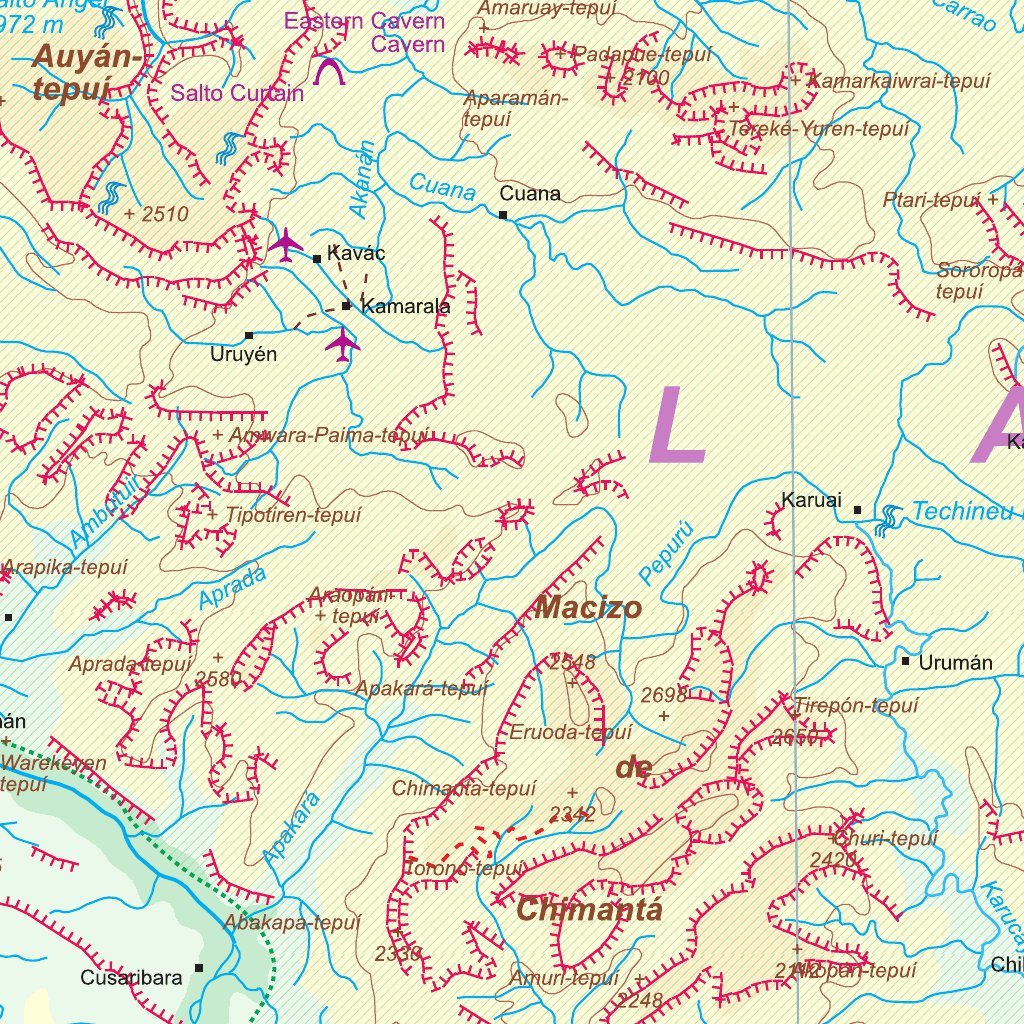 Venezuela East 1:1,200,000 - ITMB Map by ITMB Publishing Ltd. | Avenza Maps