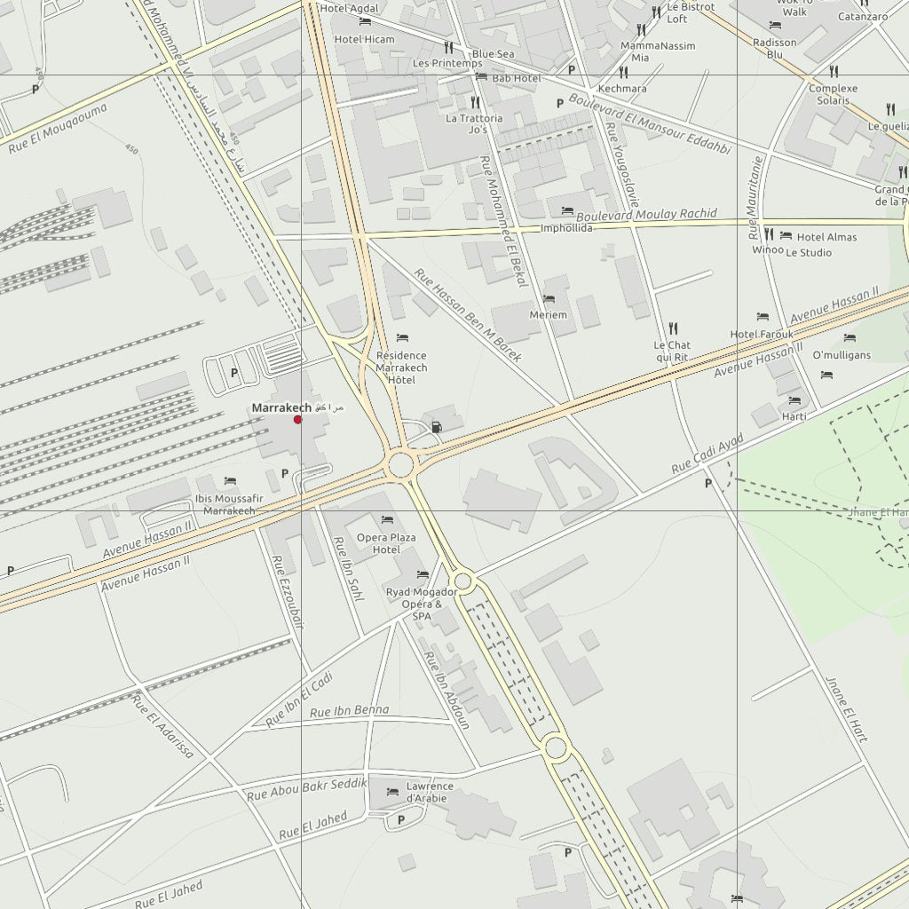 Marrakesh Tourist Street Map by Paul Johnson - Offline Maps | Avenza Maps