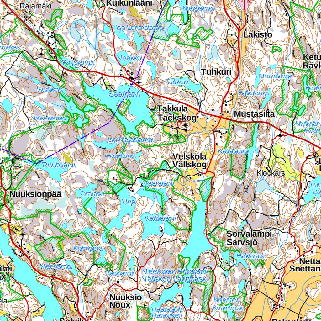 Finland 1:100k Map 28 by Paul Johnson - Offline Maps | Avenza Maps