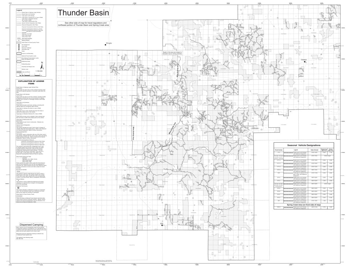 Thunder Basin National Grassland (South Half) - Douglas Ranger District ...