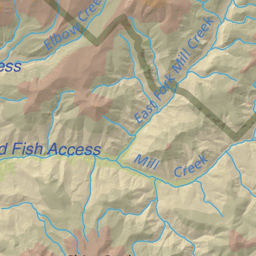 Yellowstone River - Fish Montana Map by Map the Xperience | Avenza Maps