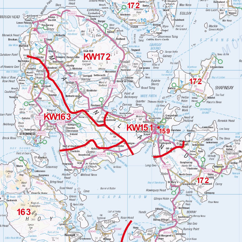 XYZ Postcode Sector Map - (S19) - Highlands & Islands by XYZ Maps ...
