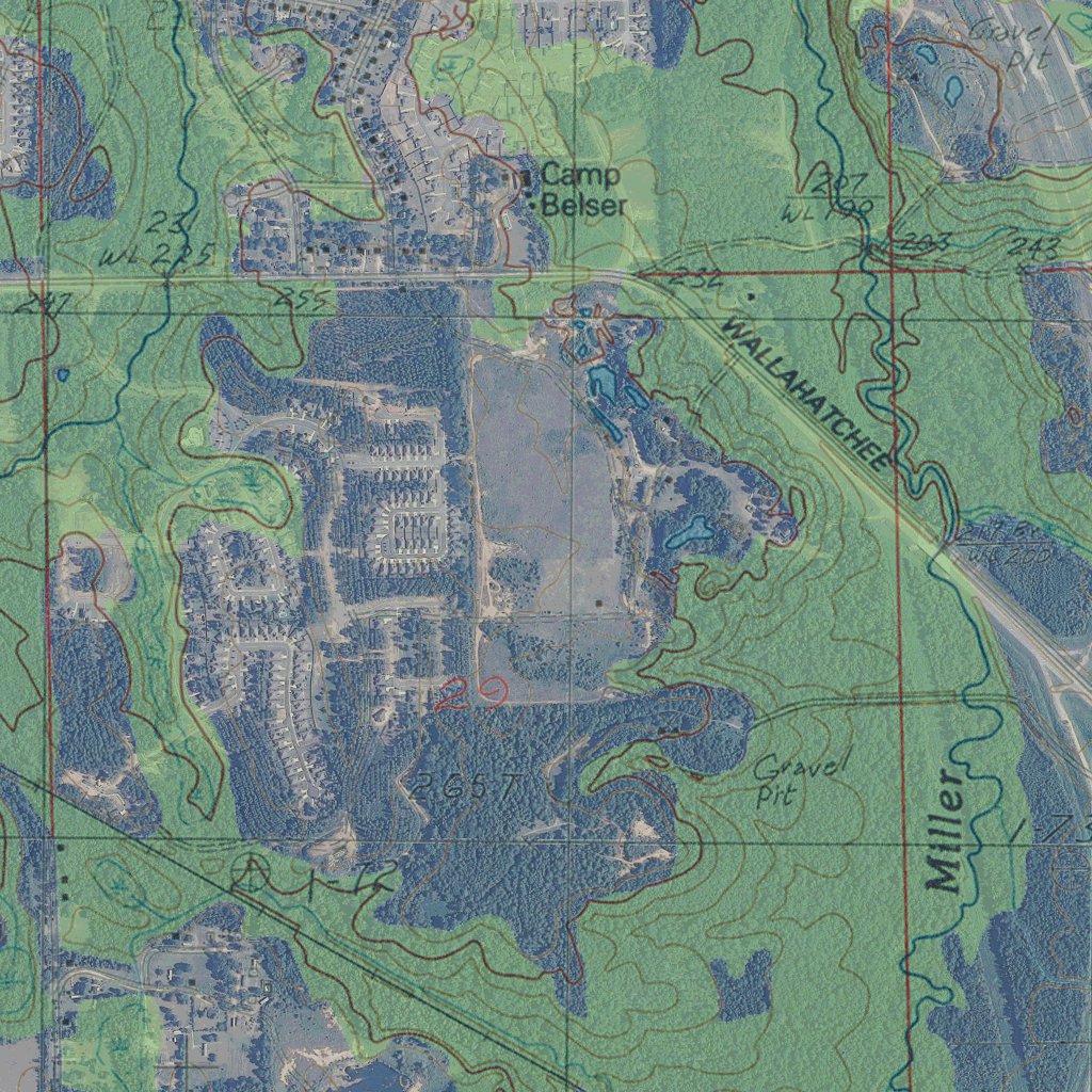 AL-MOUNT MEIGS: GeoChange 1978-2012 Map by Western Michigan University ...