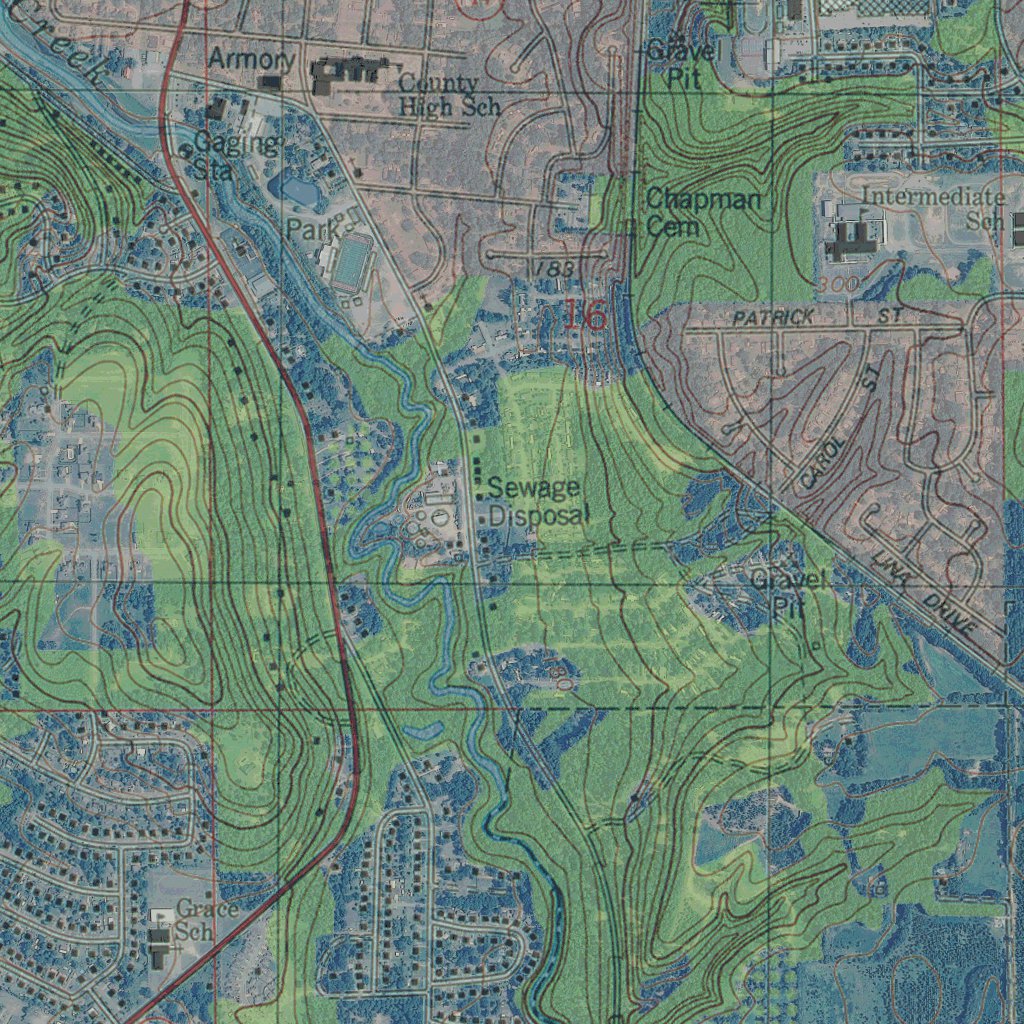 AL-PRATTVILLE: GeoChange 1975-2012 Map by Western Michigan University ...