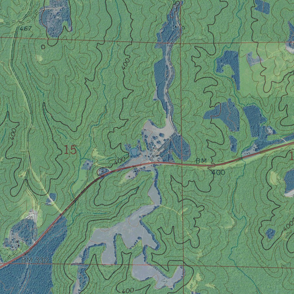 AL-MAPLESVILLE EAST: GeoChange 1967-2012 Map by Western Michigan ...