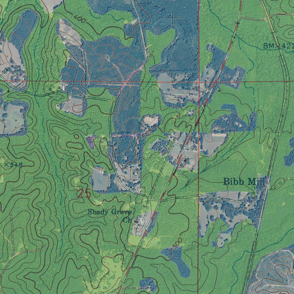 AL-RANDOLPH: GeoChange 1967-2012 Map by Western Michigan University ...