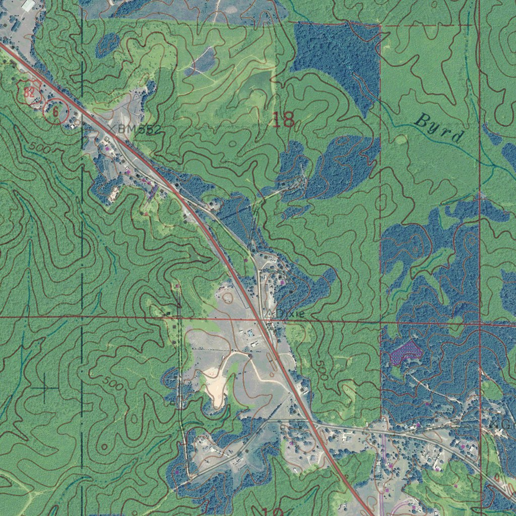 AL-MAPLESVILLE WEST: GeoChange 1967-2012 Map by Western Michigan ...