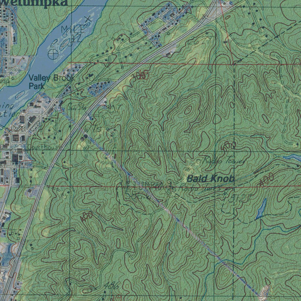 AL-WETUMPKA: GeoChange 1978-2012 Map by Western Michigan University ...