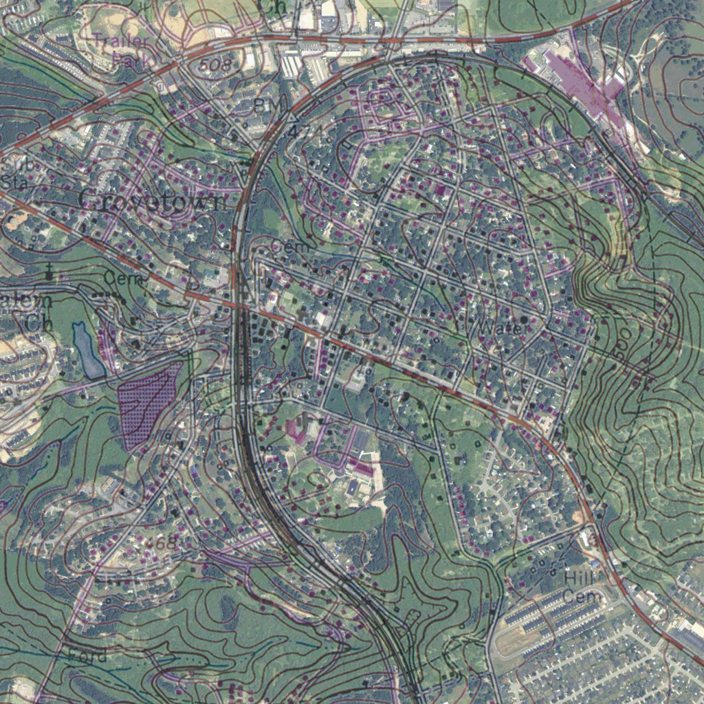 GA-GROVETOWN: GeoChange 1947-2010 Map by Western Michigan University ...