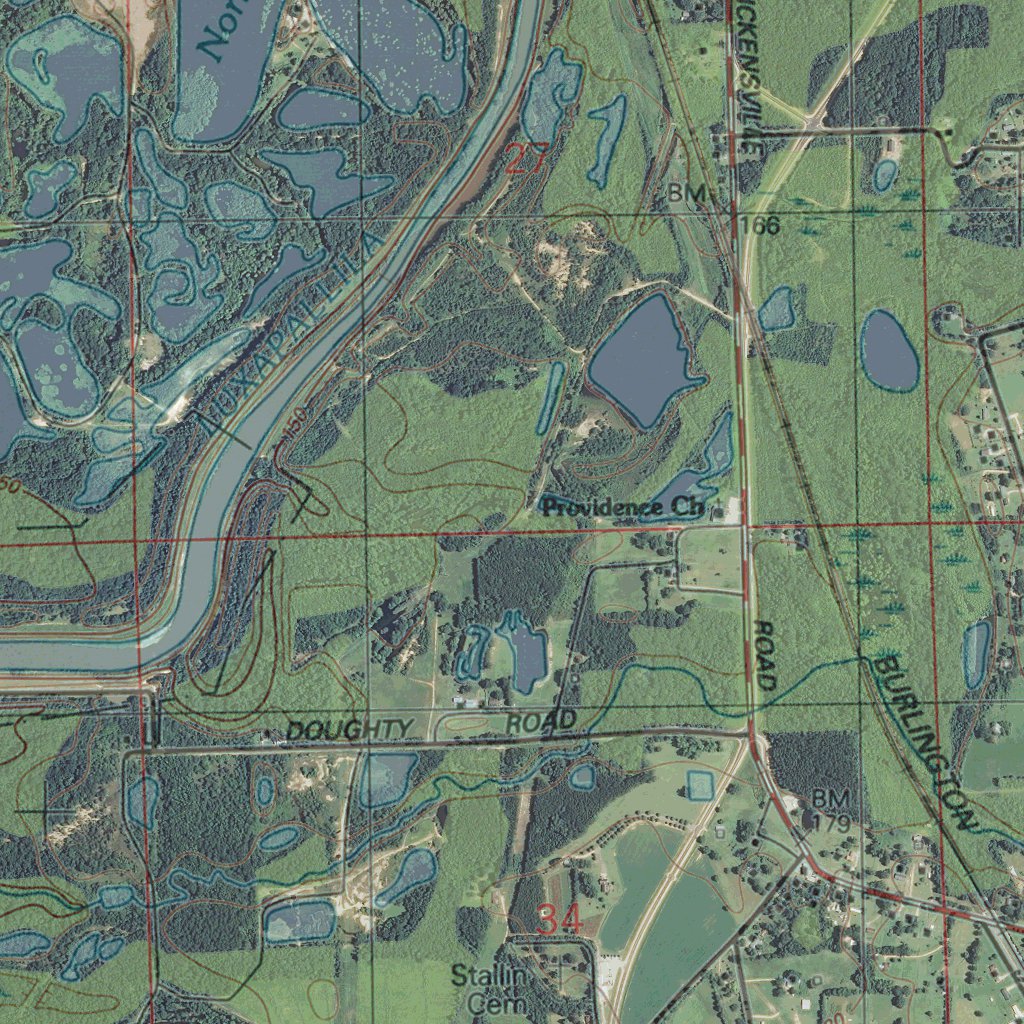 MS-COLUMBUS SOUTH: GeoChange 1955-2012 Map by Western Michigan ...