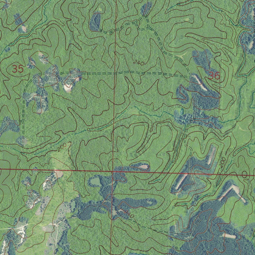 AL-PLEASANT RIDGE: GeoChange 1964-2013 Map by Western Michigan ...