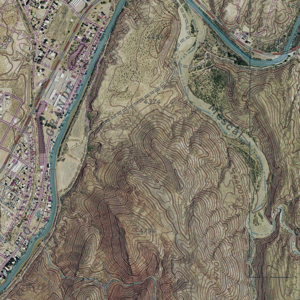 NM-ELEPHANT BUTTE: GeoChange 1956-2014 Map by Western Michigan ...