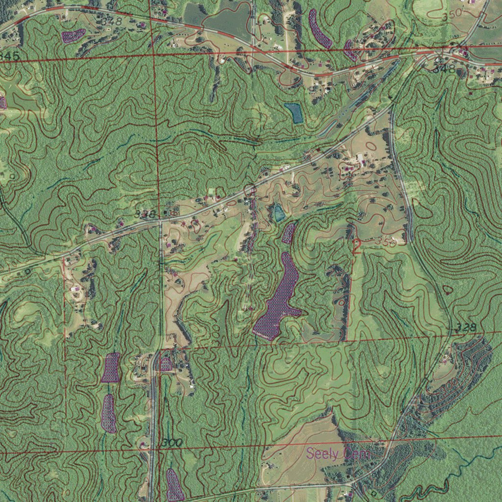 MS-AMORY SW: GeoChange 1960-2012 Map by Western Michigan University ...