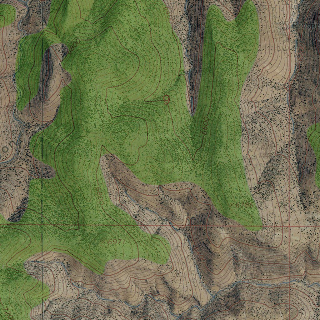 NM-MOLINO PEAK: GeoChange 1964-2014 Map by Western Michigan University ...