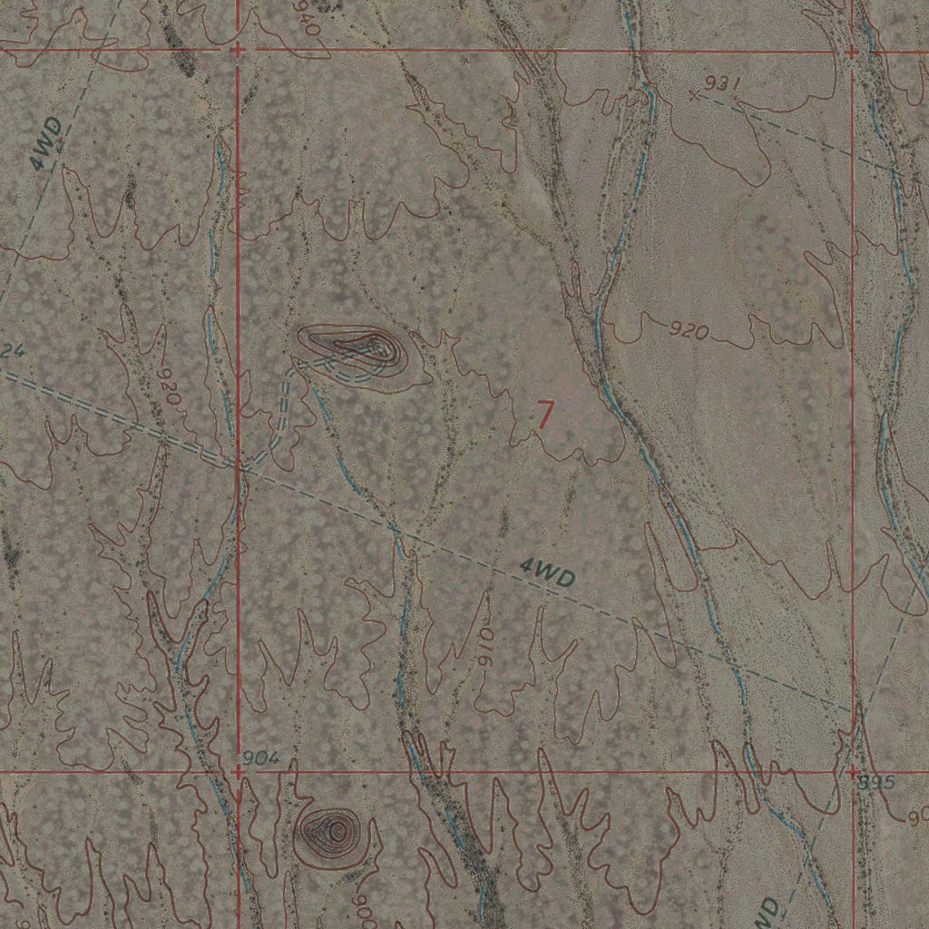 AZ-TURTLEBACK MOUNTAIN: GeoChange 1962-2010 Map by Western Michigan ...